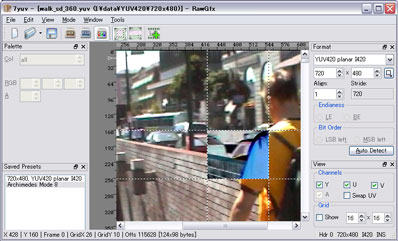 Datahammer 7yuv YUV Viewer, Raw Graphics Editor & Hex Editor